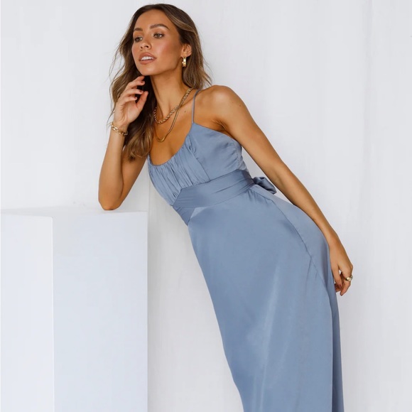 Hello Molly | Dresses | Hello Molly Blue Dress | Poshmark